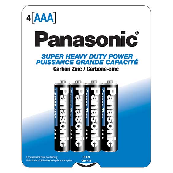 Panasonic Batteries AAA4 (12 pack, 4ct) – Bestfive Enterprise